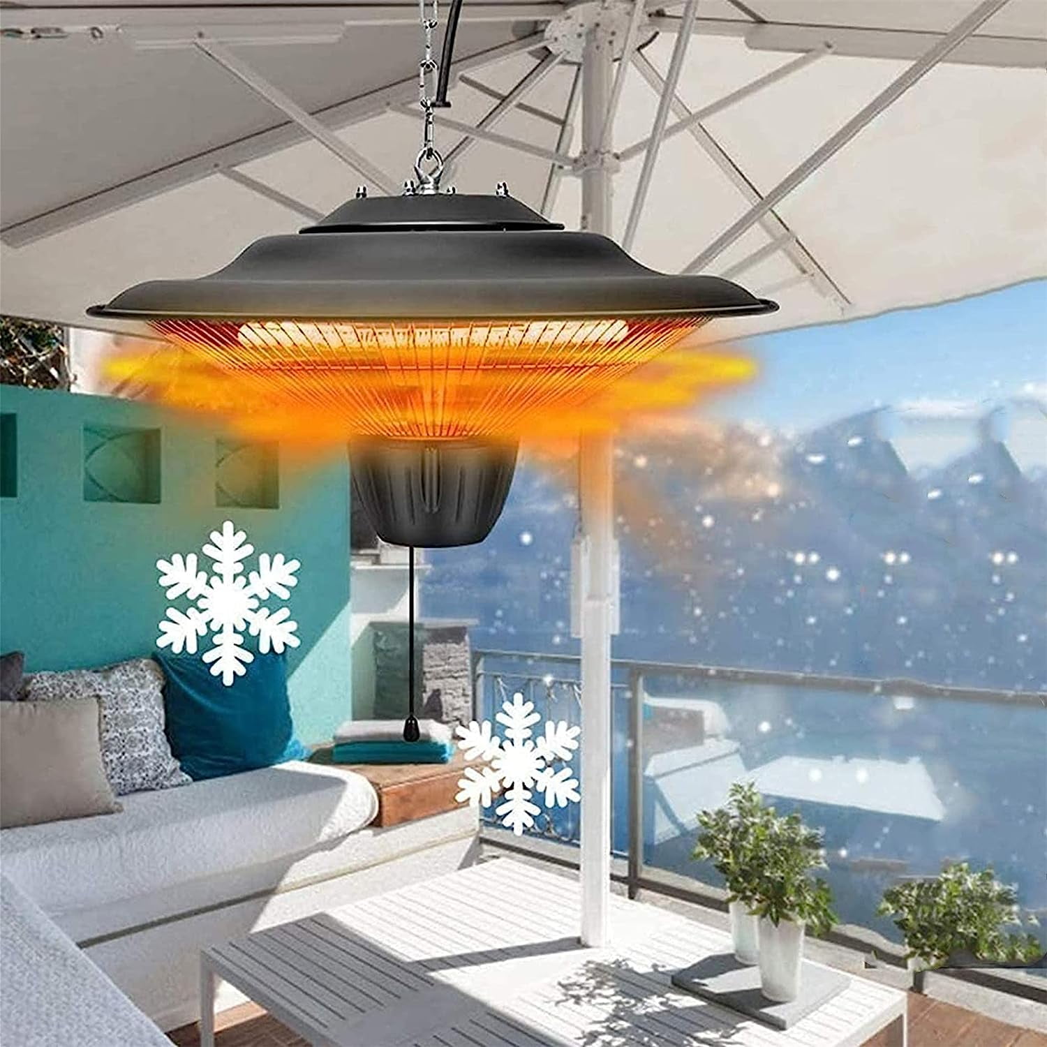 Outdoor Patio Heaters,110V Electric patio heater,Hanging Ceiling ...