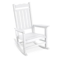 Vineego Outdoor Patio Rocking Chair, Weather Resistant Oversized Porch ...
