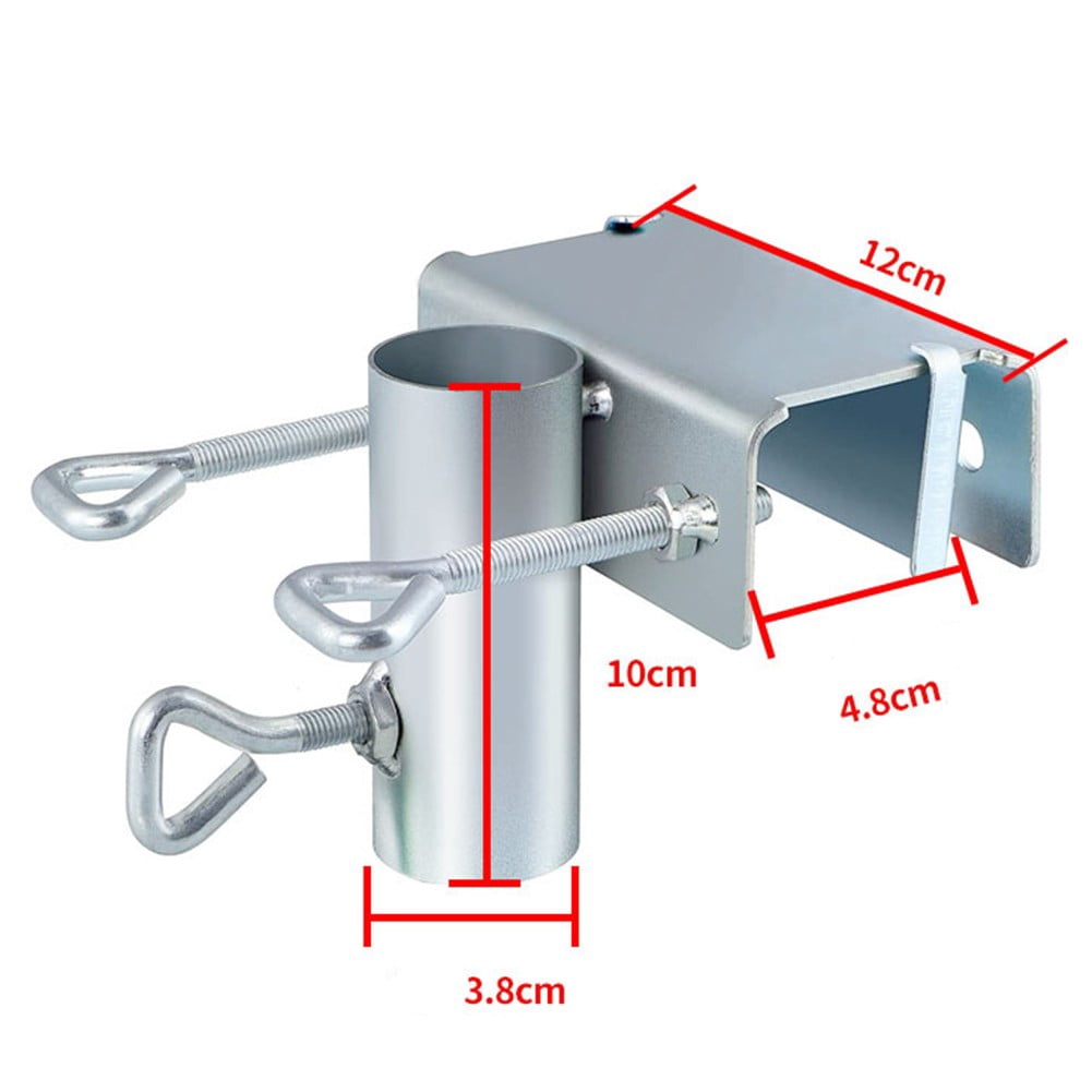 Outdoor Patio Umbrella Clamp Bracket Mount Adjustable Holder for Chair ...