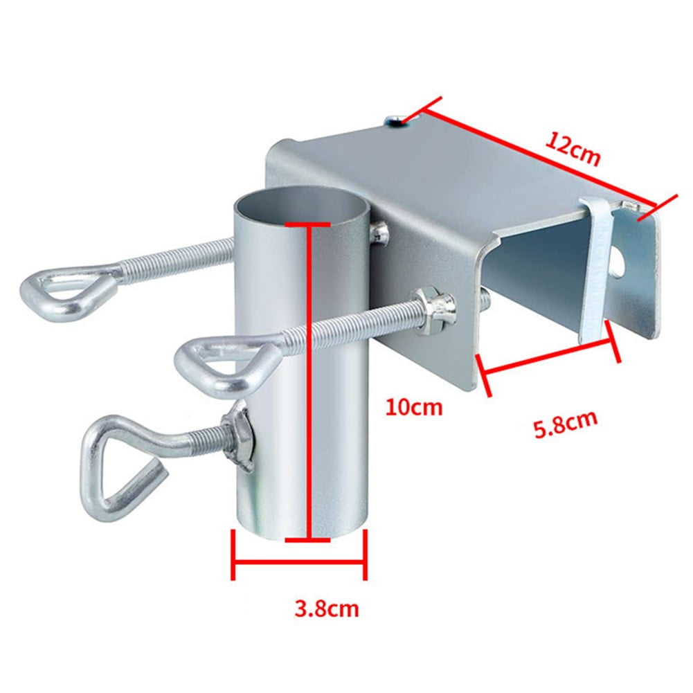 Outdoor Patio Umbrella Clamp Bracket Mount Adjustable Holder for Chair ...