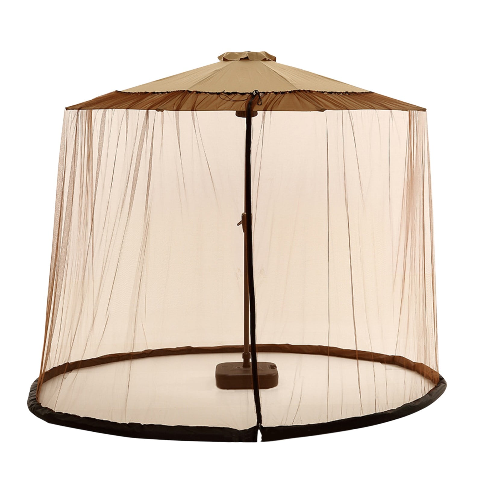 Outdoor Patio Umbrella Mosquito Netting Screen Durable Mesh Enclosure ...