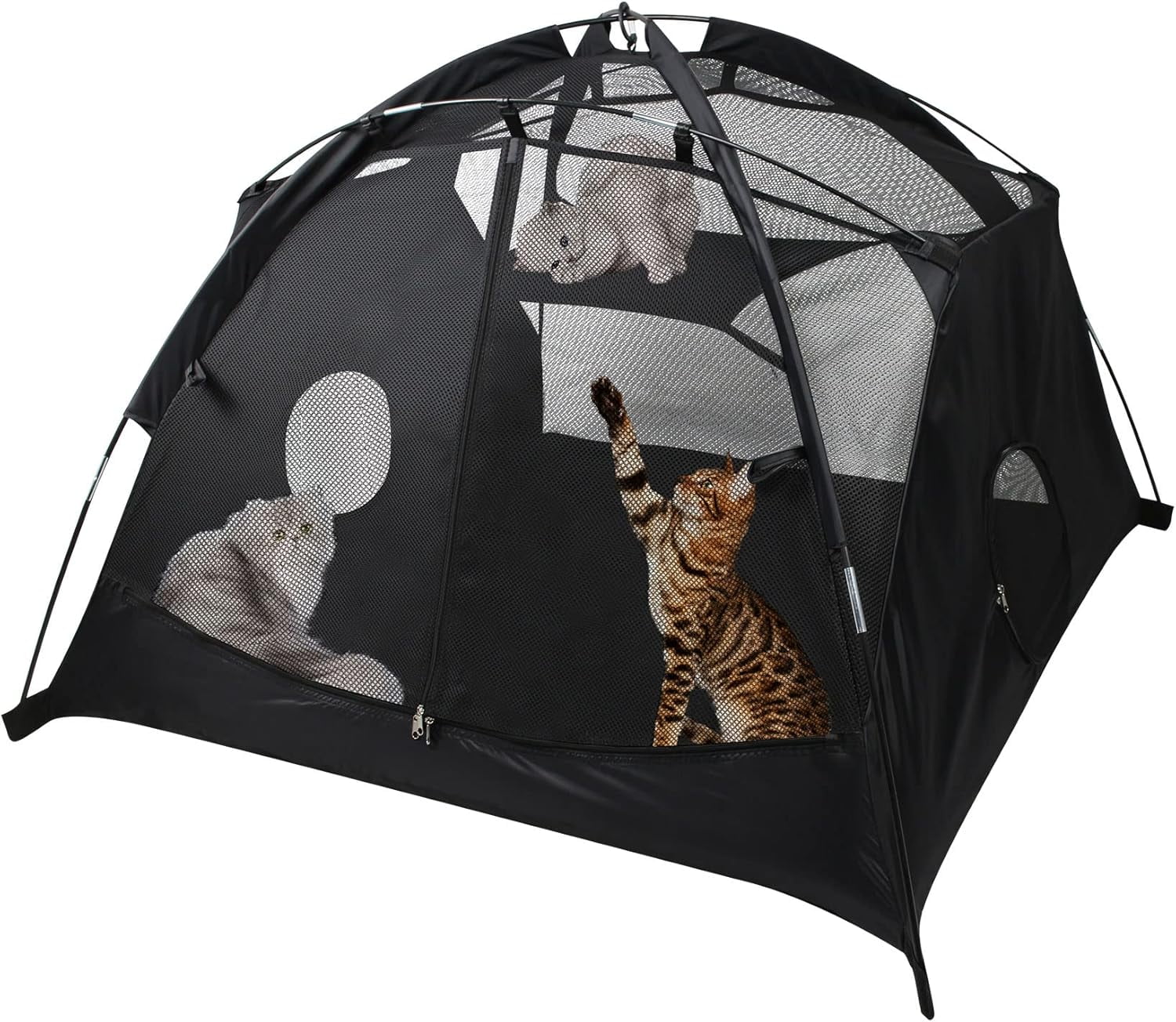 Outdoor Pet Tent - Mesh Cat Play Tent Portable Mesh Play House ...