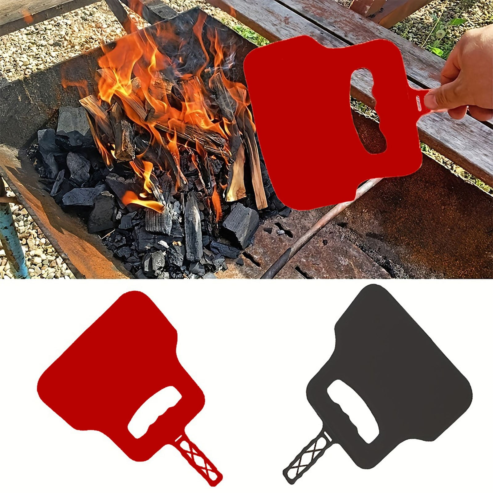 Outdoor Picnic BBQ Fan, Portable Barbecue Combustion Fan, Plastic ...