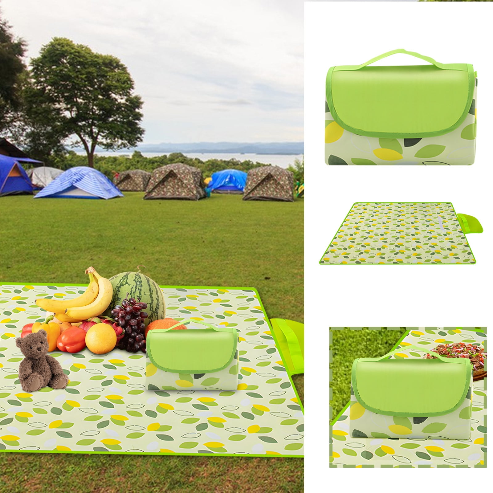 Outdoor Picnic Blanket Waterproof Sandfree Mat | Large 59"x78" or 79 ...