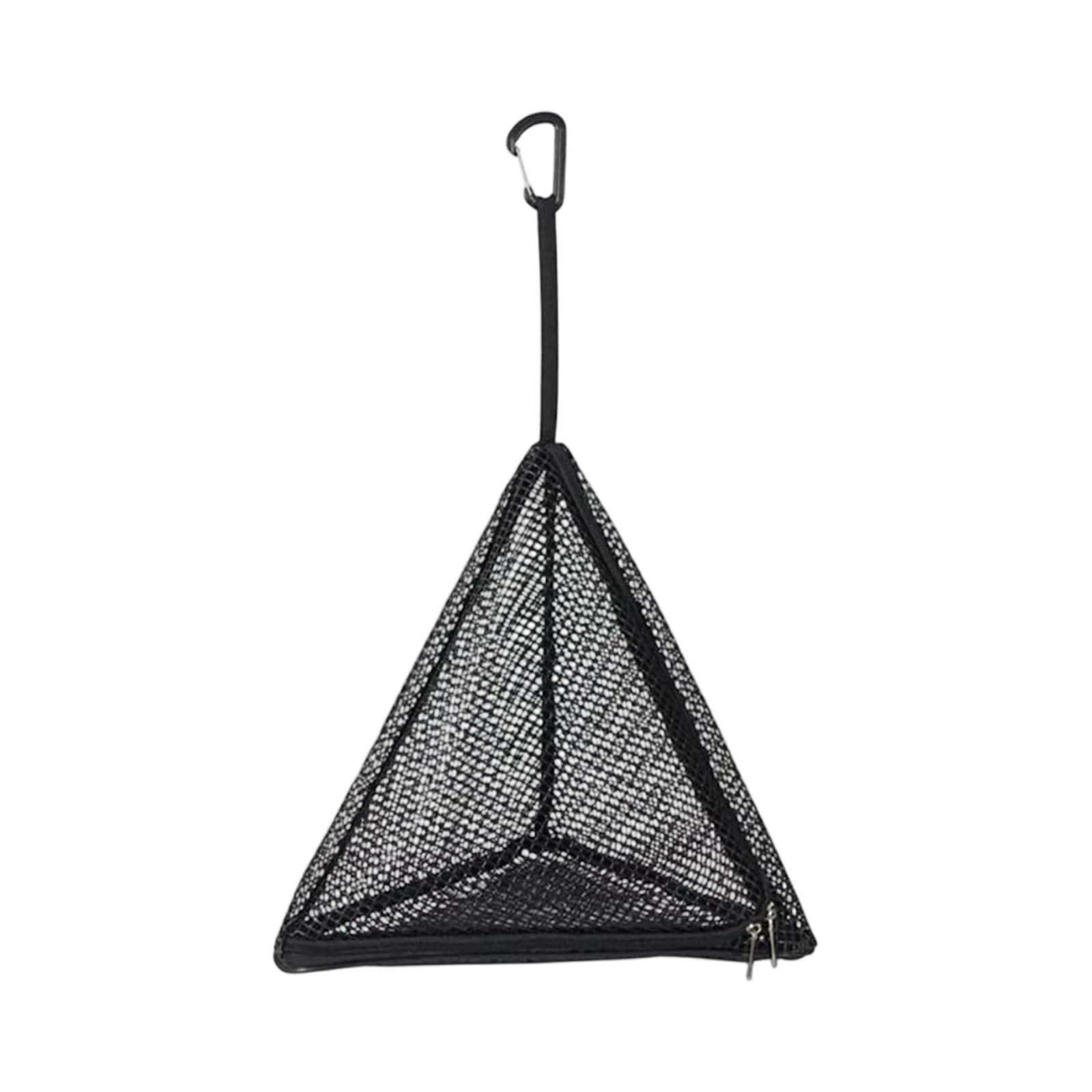 Outdoor Picnic Drying Net Bag, Foldable Triangular Hanging Storage ...