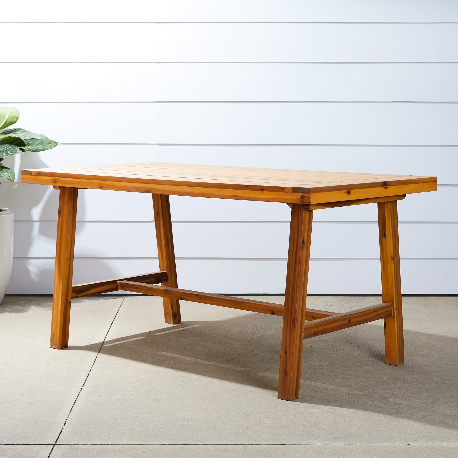Outdoor Picnic Table With Solid Wood Top - Enhance Beauty Of Your ...