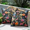 Phantoscope Outdoor & Indoor Cushion Sets, Waterproof Floral Pillow ...