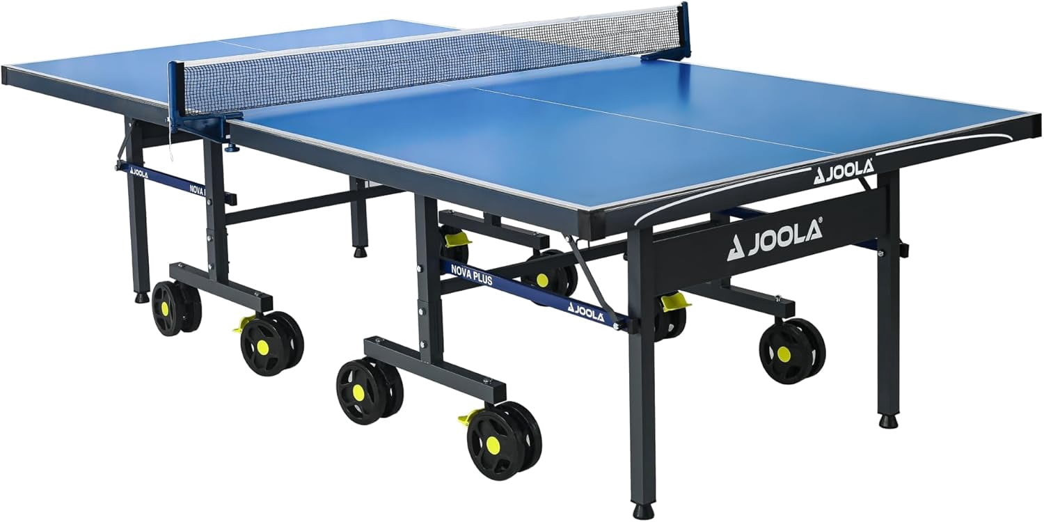 Outdoor Ping Pong Table with Table Tennis Net Set - Quick Assembly ...