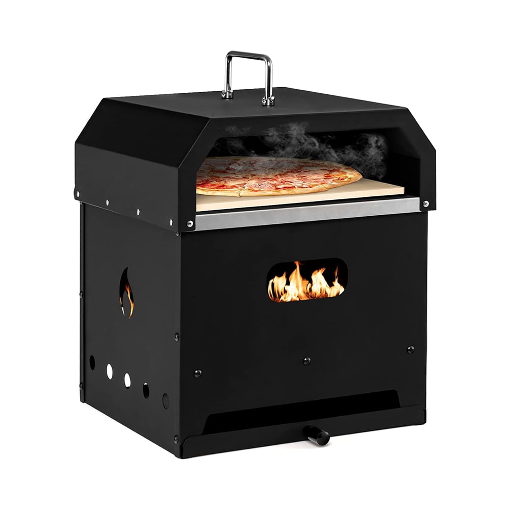 Outdoor Pizza Oven, 4-in-1 Detachable Pizza Oven with Cooking Grill ...