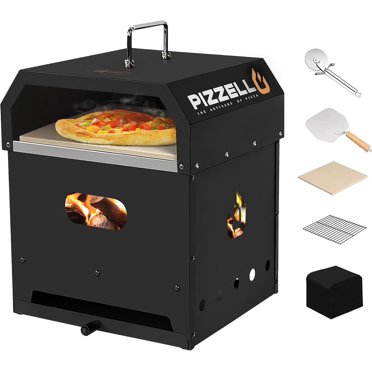 Pizzazz Rotating Homemade Countertop Pizza Oven - Black - Walmart.com