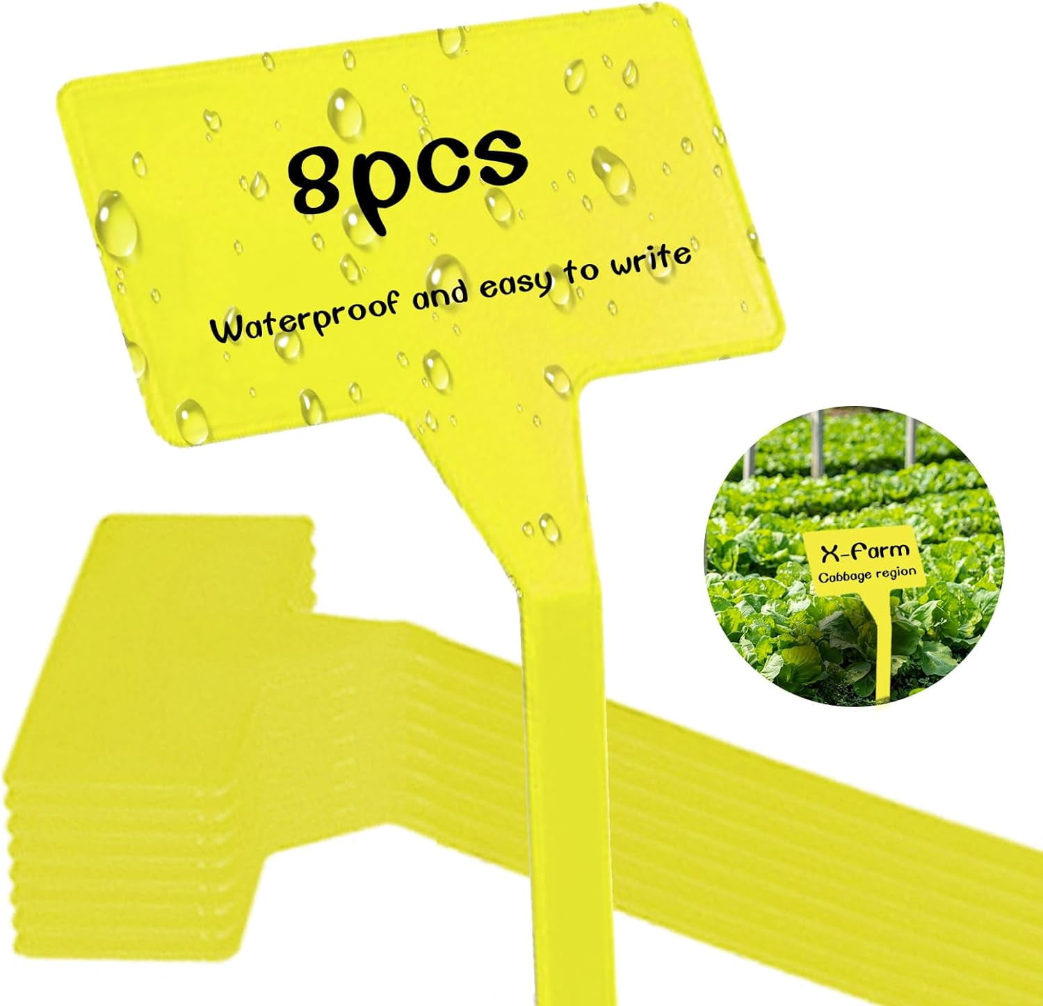 Outdoor Plant Bending Labels, Large Waterproof Plastic Thickened Plant ...