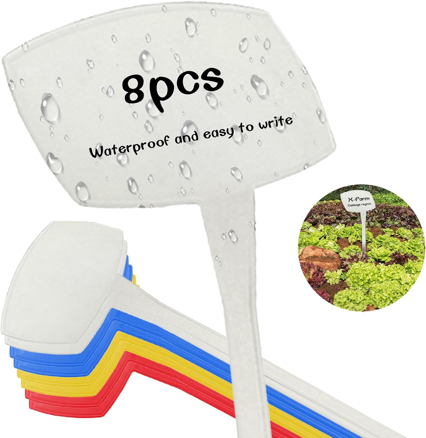 Outdoor Plant Bending Labels, Large Waterproof Plastic Thickened Plant ...