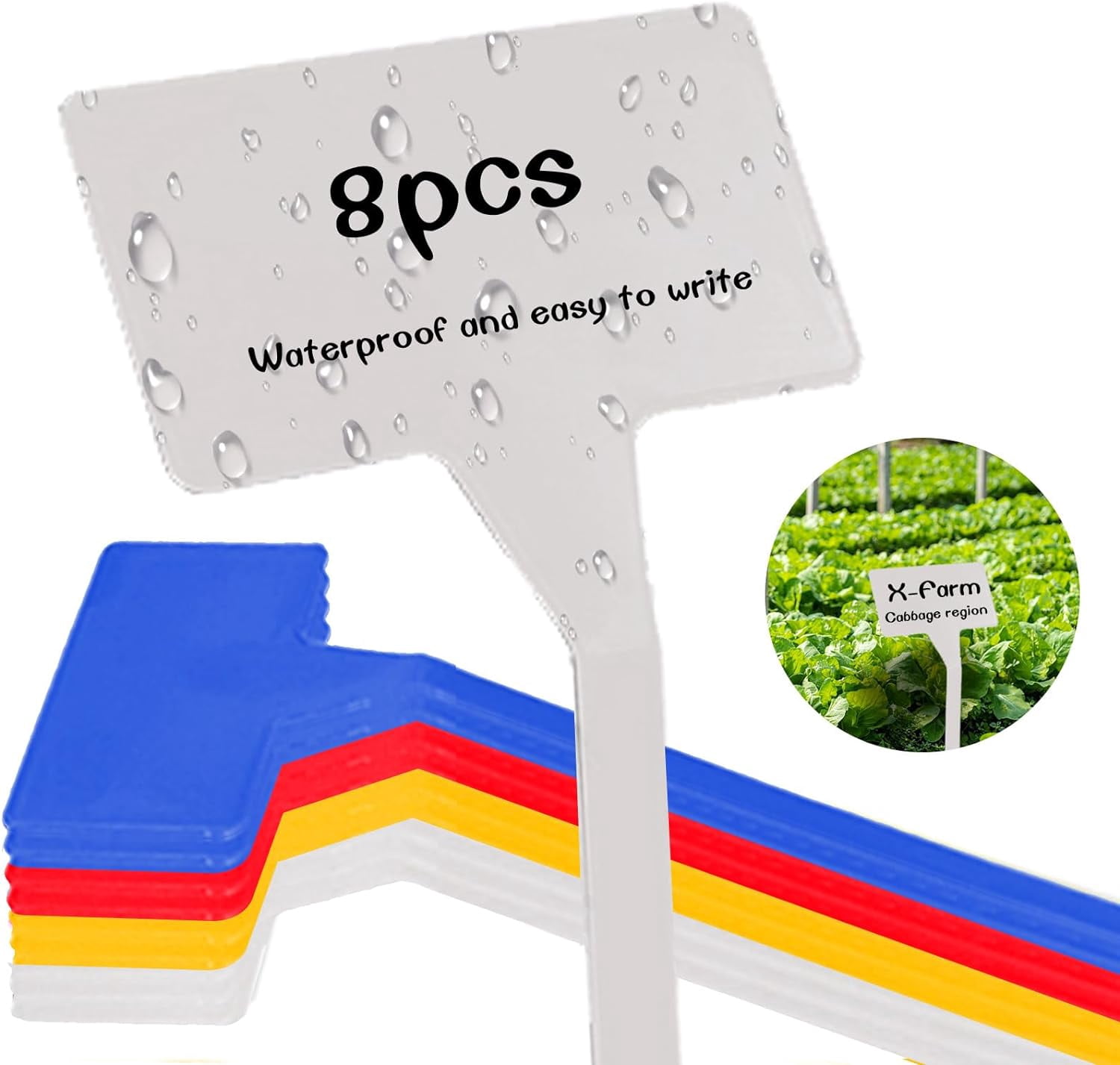 Outdoor Plant Bending Labels, Large Waterproof Plastic Thickened Plant ...