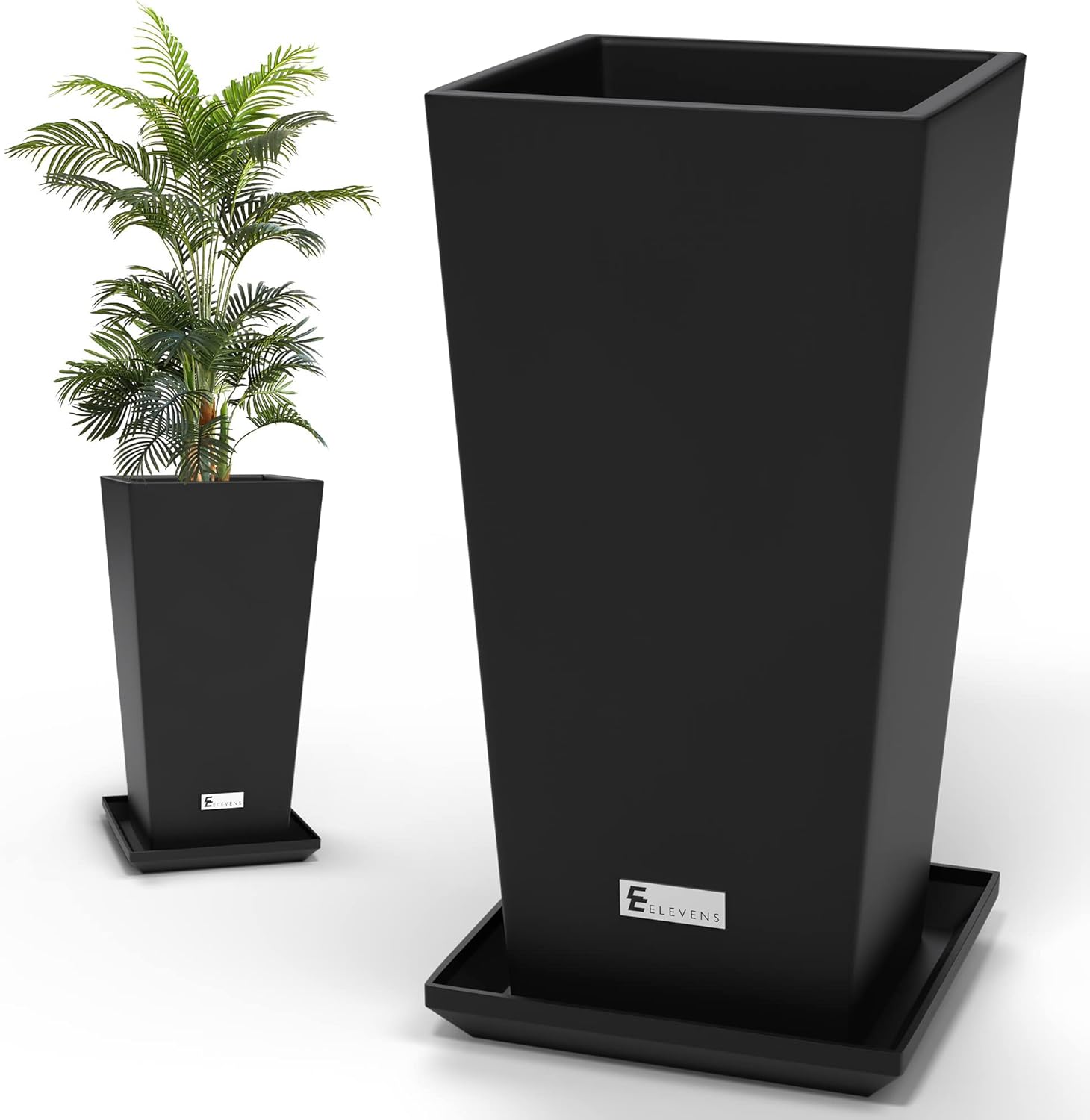 Outdoor Planter Larger Flower Pots Indoor Taper Garden V-Shape Tall ...