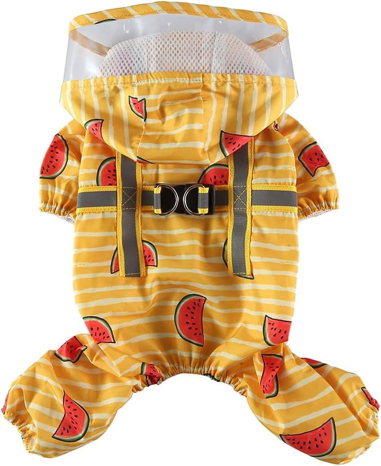 Outdoor Polyester Puppy Waterproof Glisten Four-Leg Raincoat Doggie ...