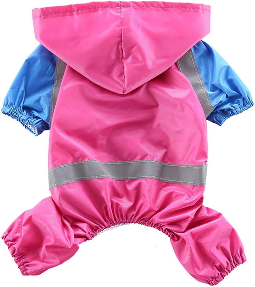 Outdoor Polyester Puppy Waterproof Glisten Four-Leg Raincoat Doggie ...