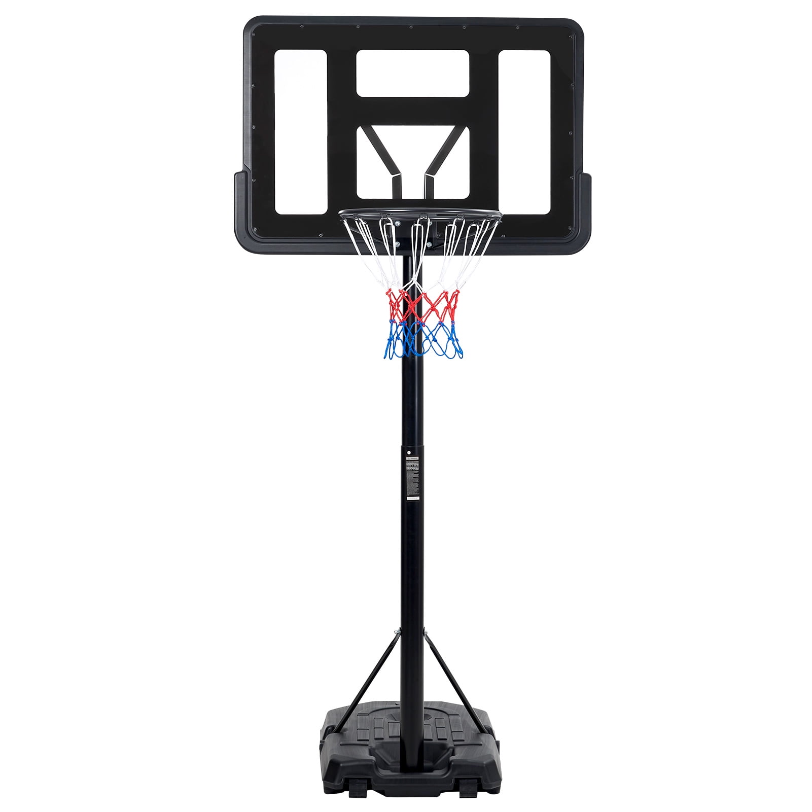 Outdoor Portable Basketball Hoop Goal Court System, 6.5ft - 10ft ...