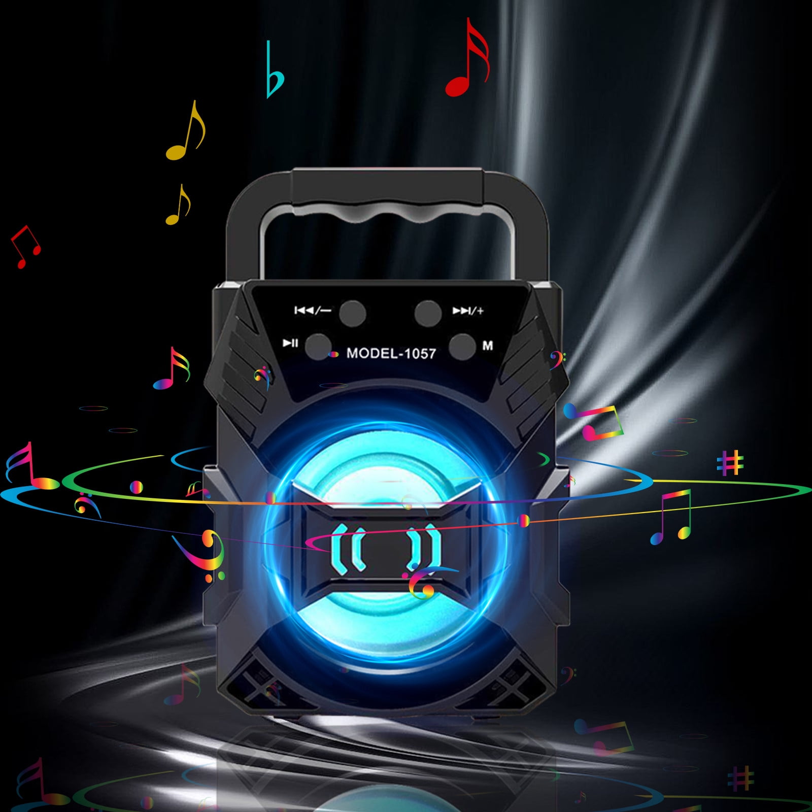Outdoor Portable Bluetooth Speaker Portable Speaker Card Squares Dance ...