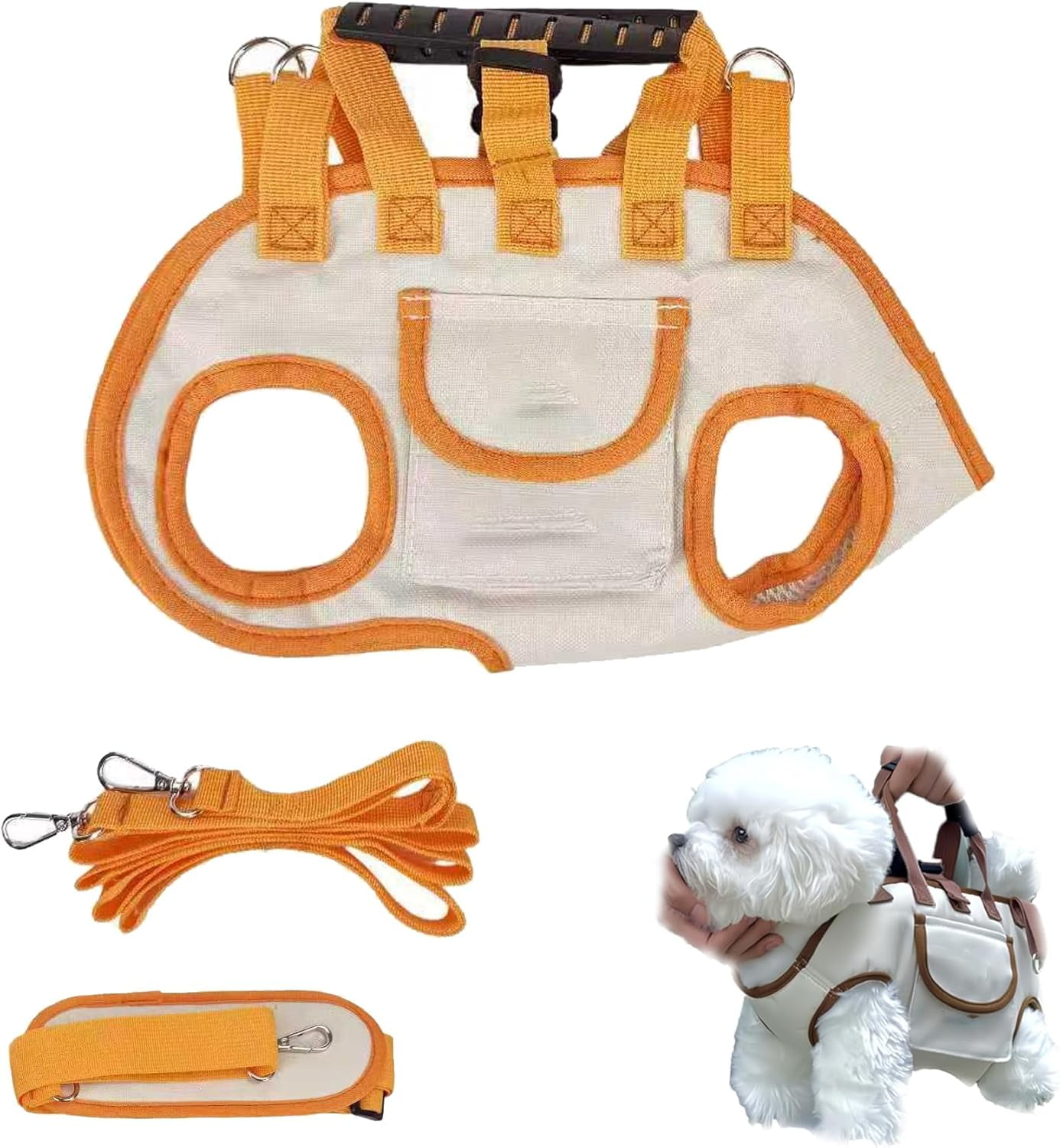 Outdoor Portable Breathable Pet Leash 2-in-1 Backpack, Portable ...
