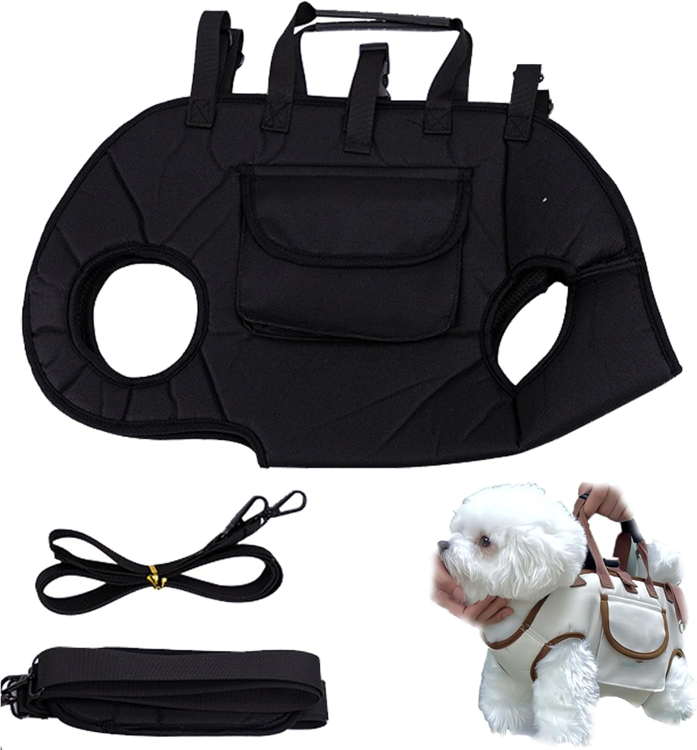 Outdoor Portable Breathable Pet Leash 2-in-1 Backpack, Portable ...