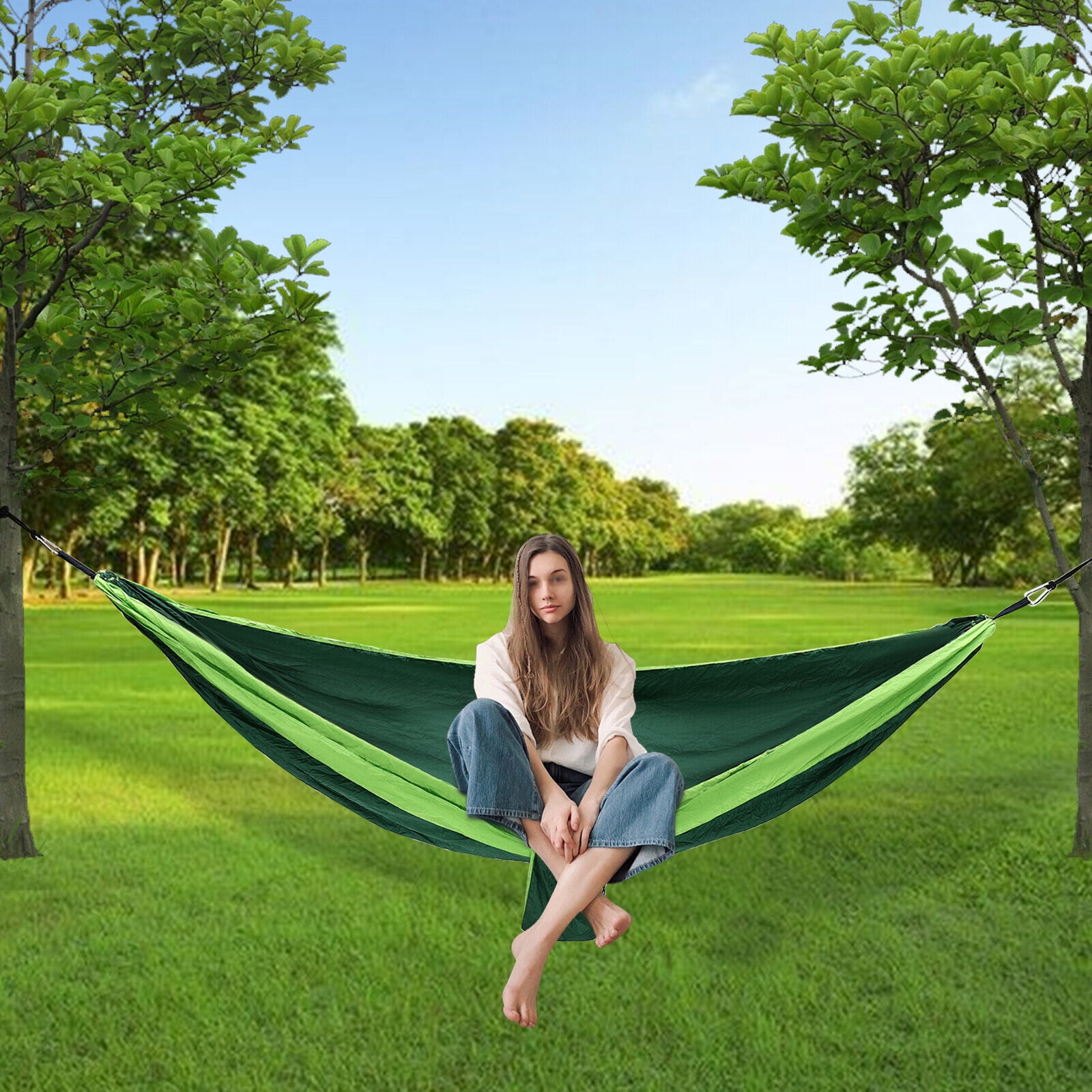 Outdoor Portable Camping Hammocks Lightweight with Strorage Bag Max ...
