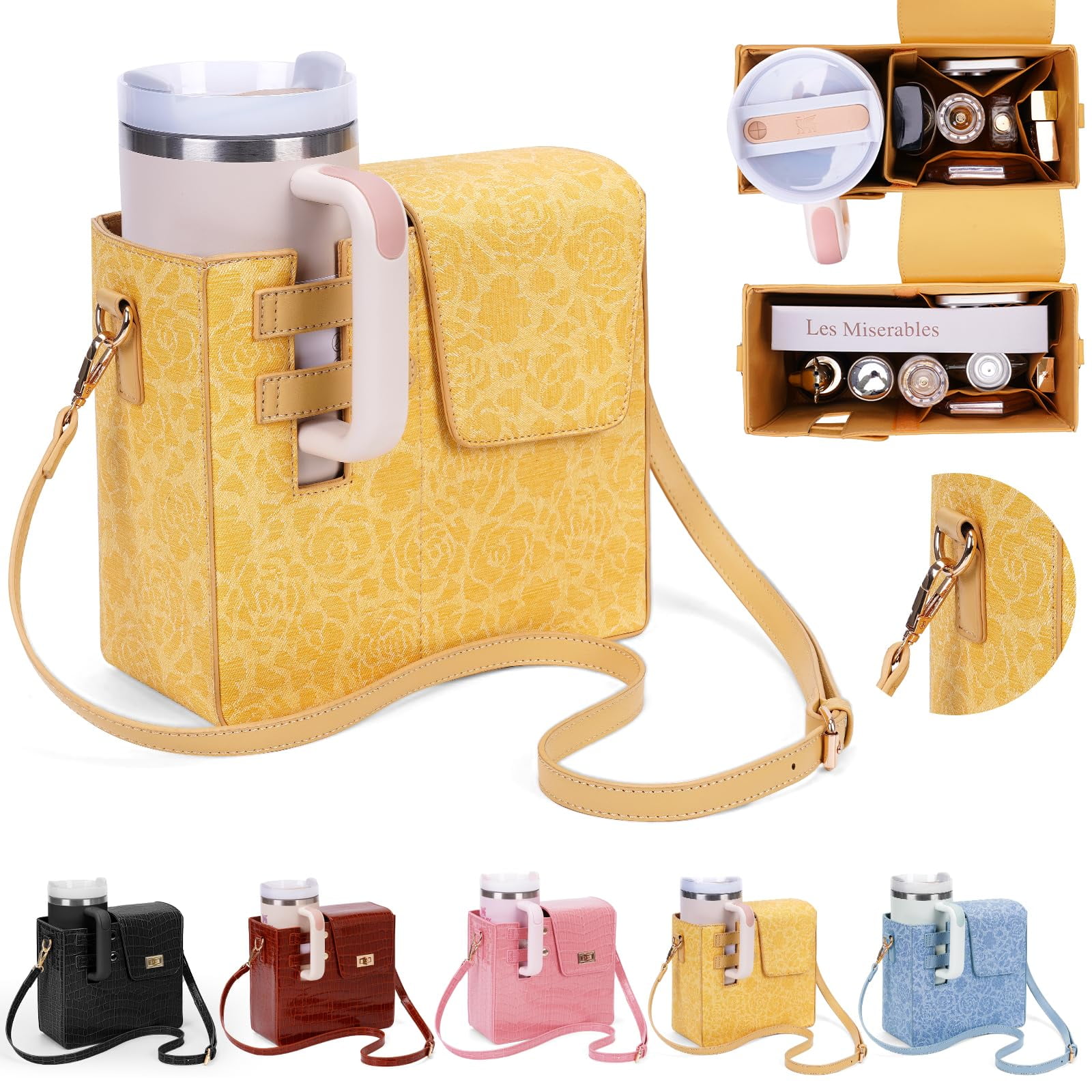 Outdoor Portable Crossbody Water Cup Storage Bag,Wear-Resistant Water ...