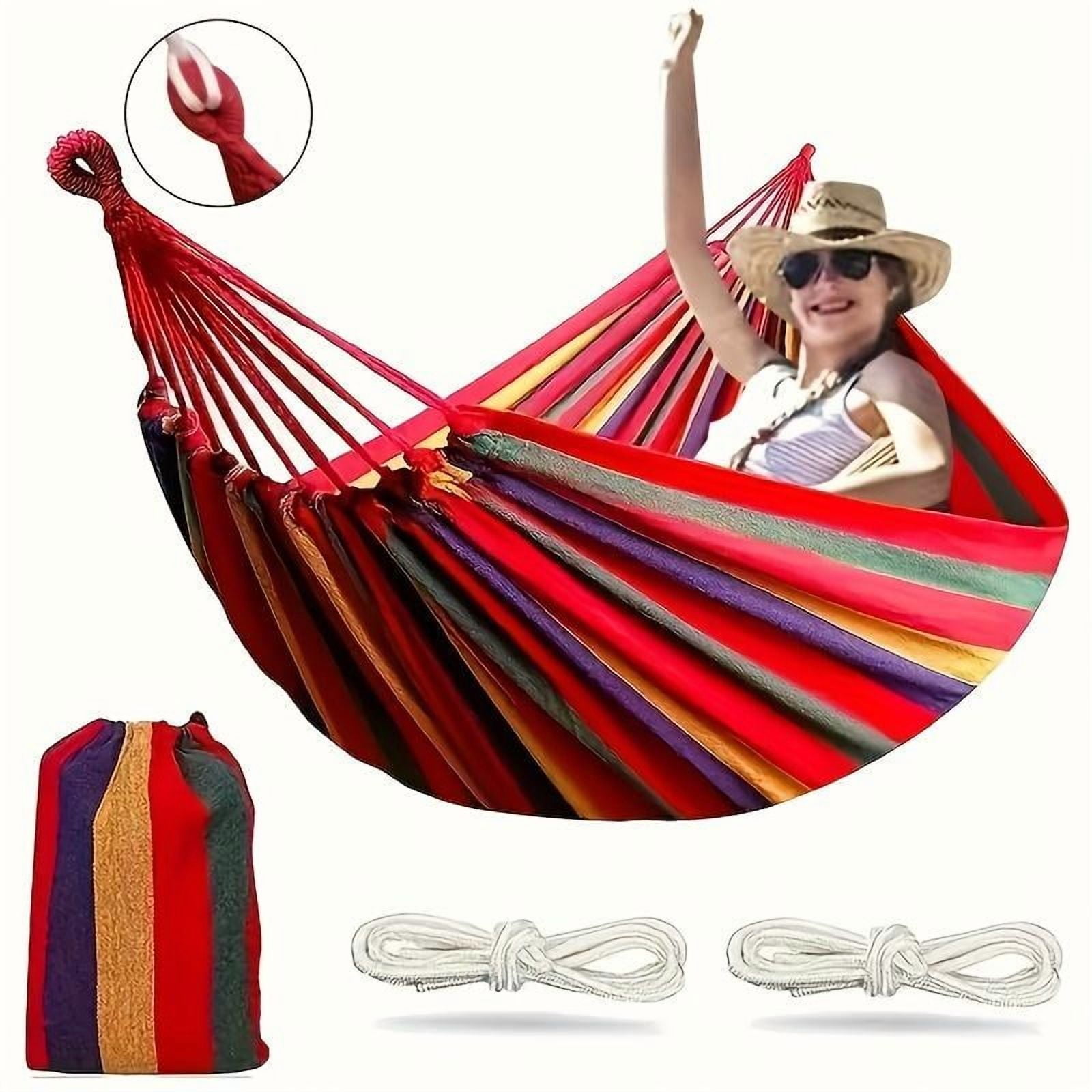 Outdoor Portable Hammock Set with Storage Bag for Solocamping ...