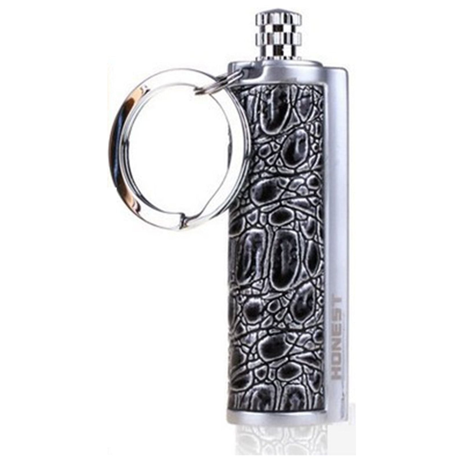 Outdoor Portable Lighter Bottle Keychain With Containing Cotton Core ...