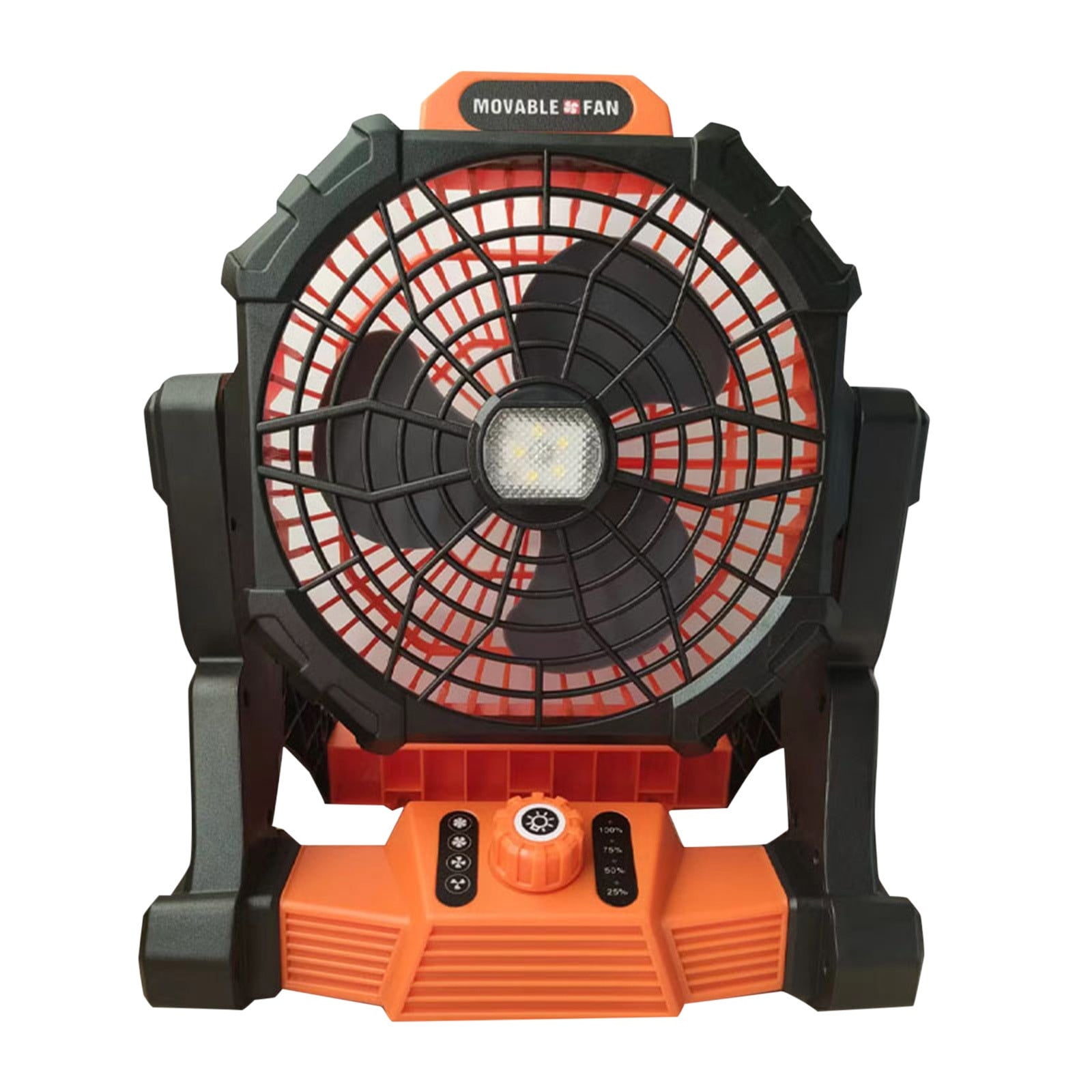 Outdoor Portable Rechargeable Lighted Fan High Wind Output Tent Hanging ...