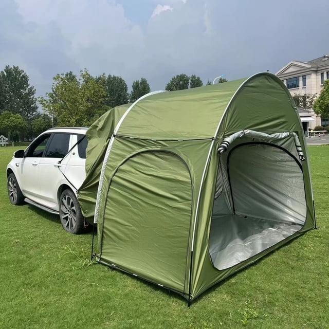 Outdoor Portable SUV Camping Tent Car Arch Rear Camping Bike Tent with ...