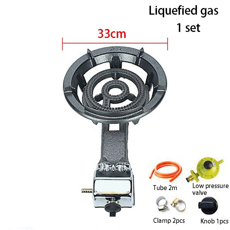 Outdoor Portable gas stove Commercial fierce fire hotel kitchen medium ...