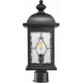 Outdoor Post Light Hard Wired 16 Inch Height Pier Mount Outdoor ...