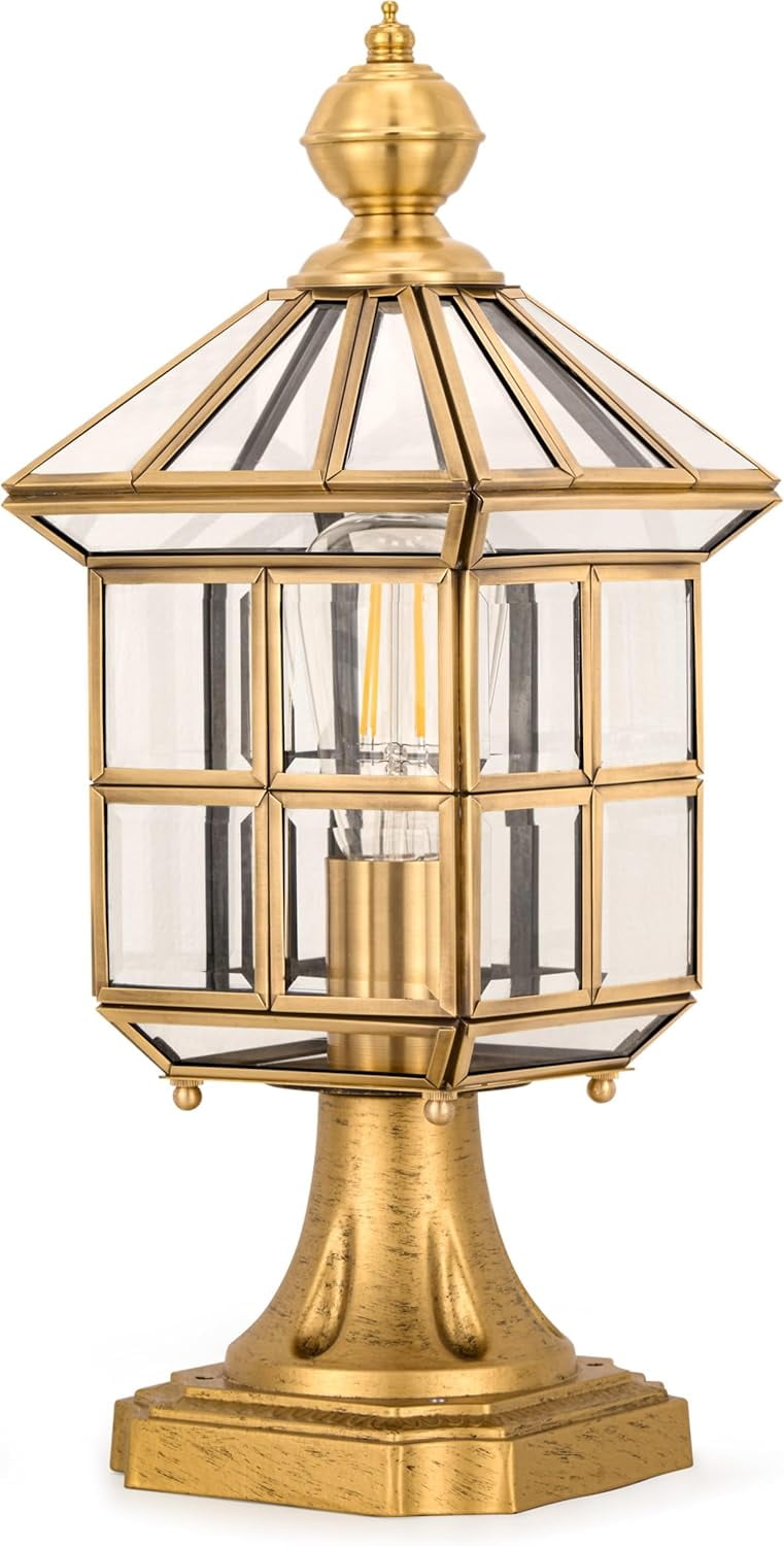 Outdoor Post Lighting, Exterior Light Outside Lamp for House Hardwired ...