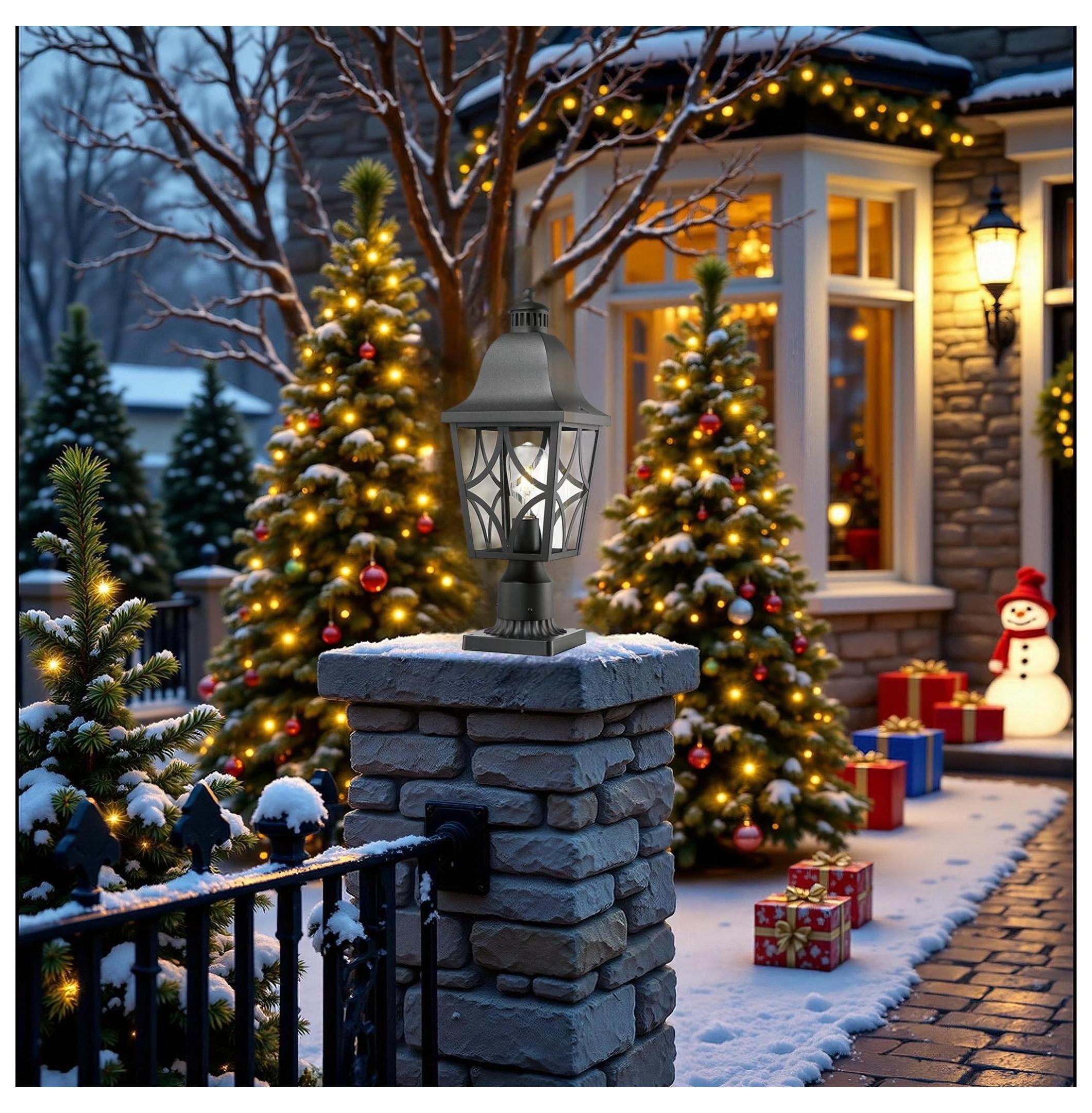 Outdoor Post Lights Lamp Post Light Fixture, Waterproof Aluminum ...