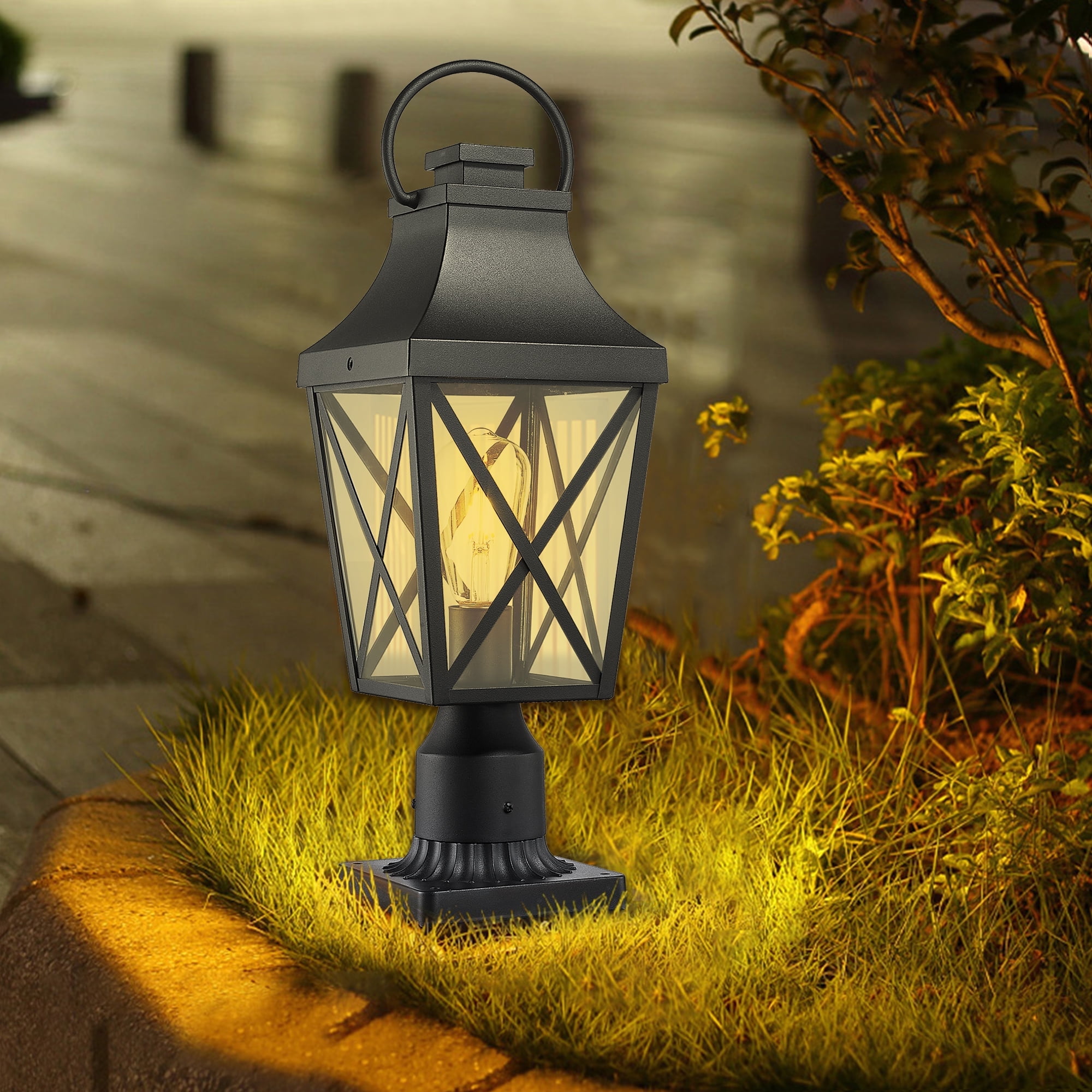 Outdoor Post Lights Lamp Post Light Fixture, Waterproof Aluminum ...
