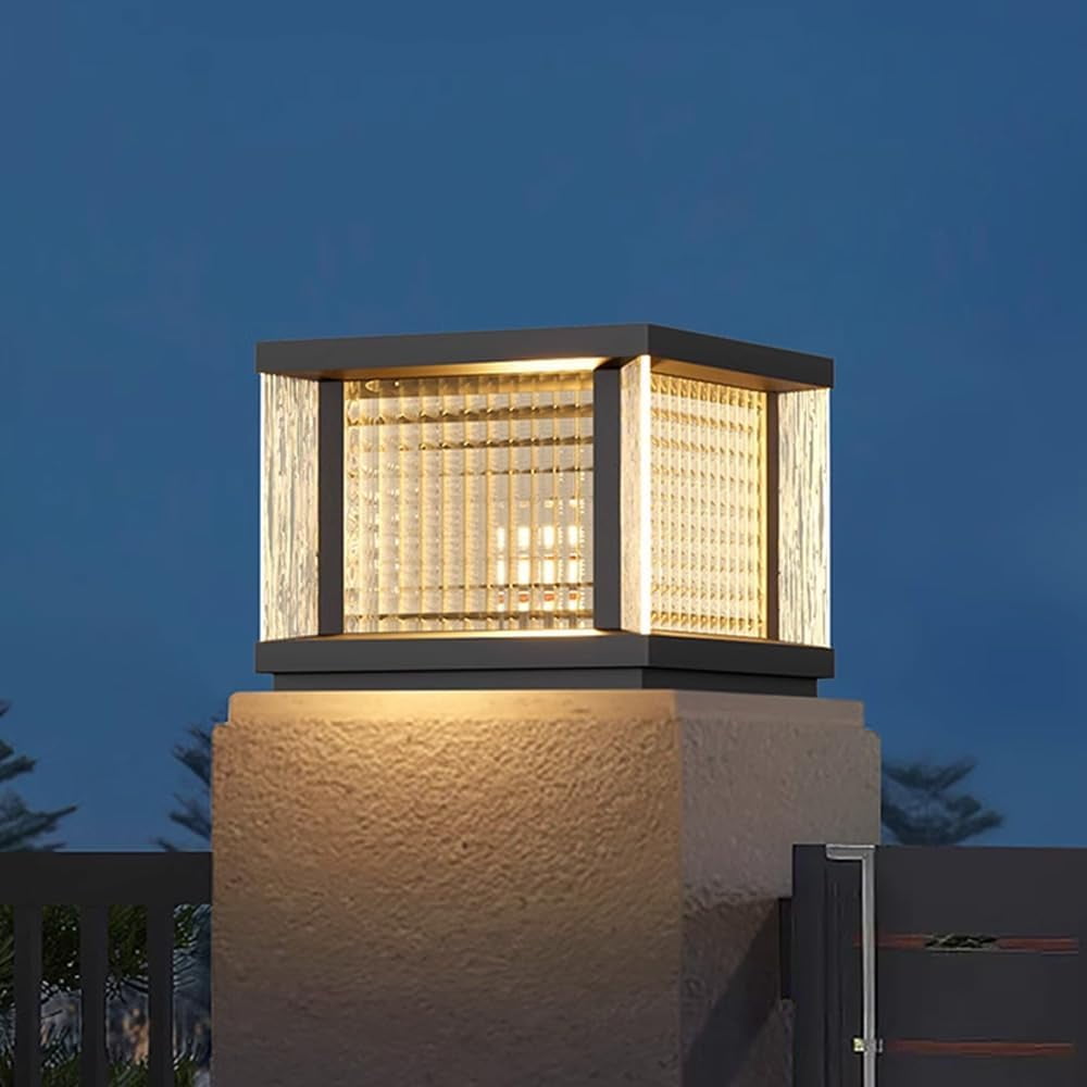Outdoor Post Pillar Lights IP54 Waterproof Stainless Steel with ...