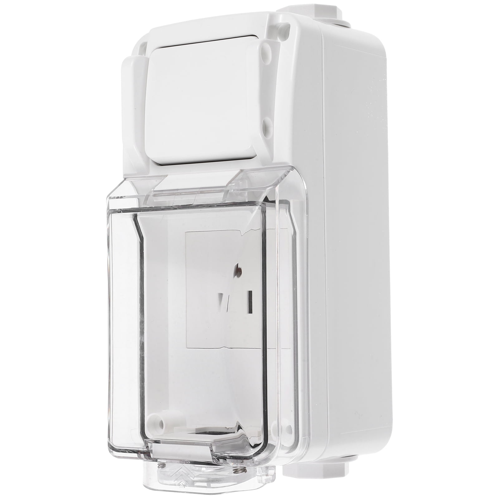 Raindrops White Waterproof Outlet Cover with IP66 for US Plug ...