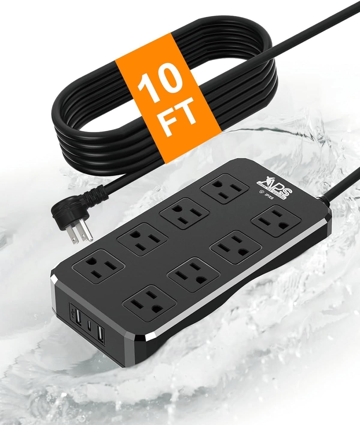 Outdoor Power Strip Weatherproof, Waterproof Surge Protector with 8 ...
