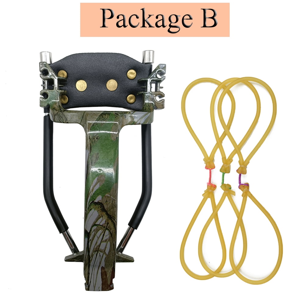Outdoor Powerful Sling Shot Folding Wrist Adult Slingshot Hunting ...
