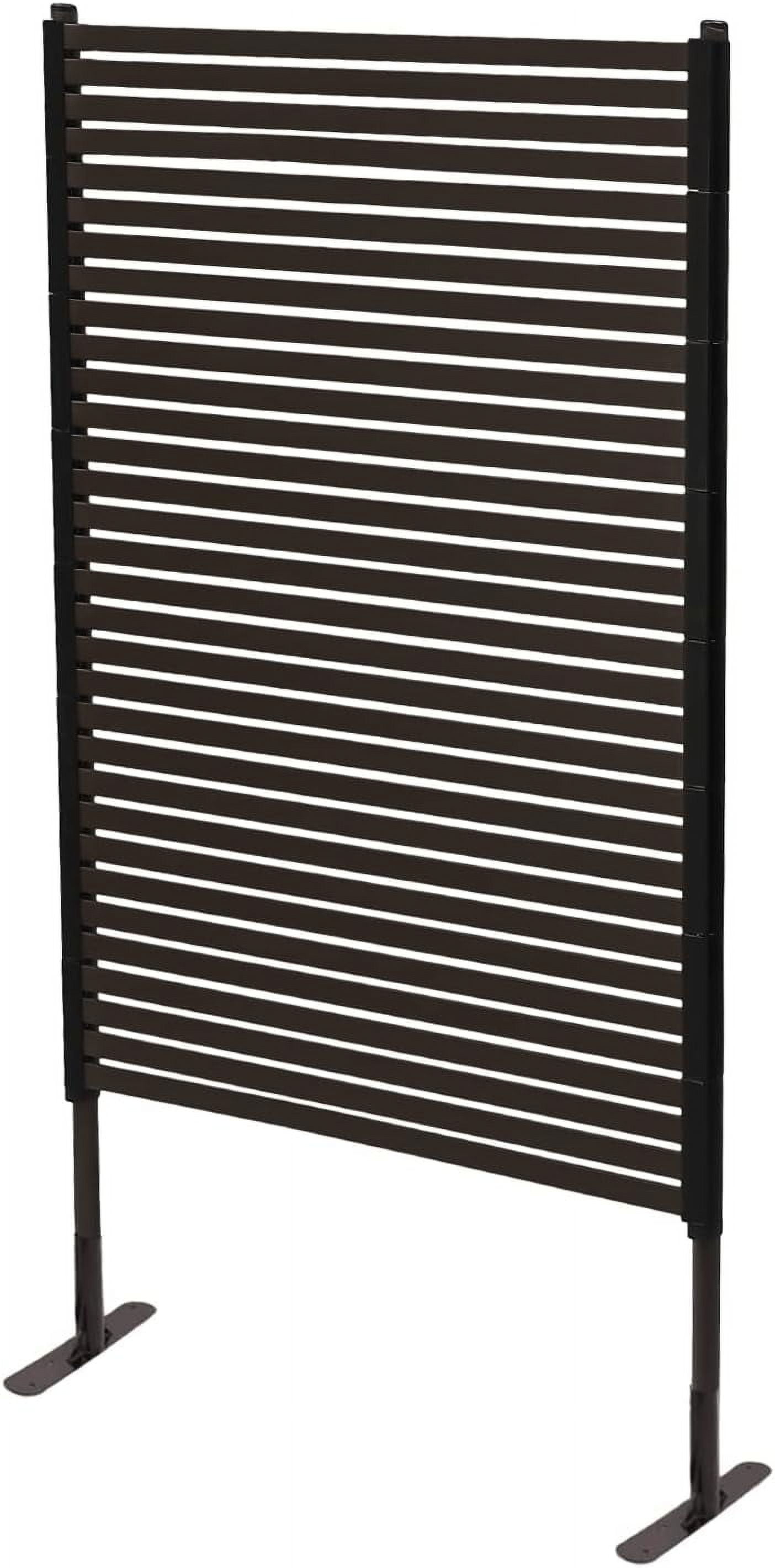 Outdoor Privacy Screen Freestanding, 3ft W x 5ft H Decorative Privacy ...