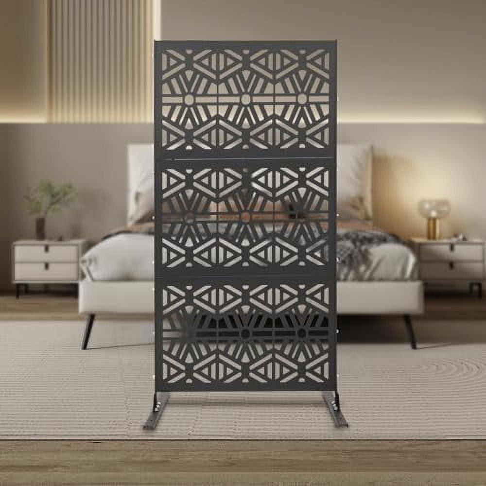Outdoor Privacy Screen Metal Decorative Fence Screen Panels ...