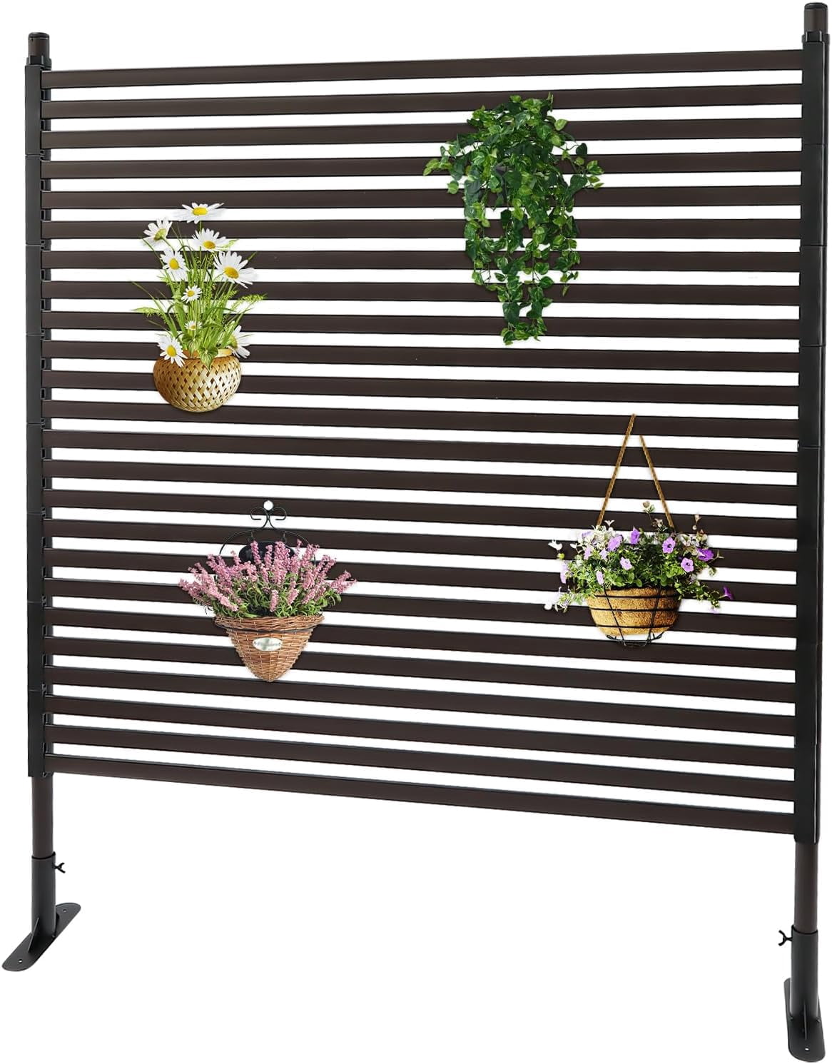 Outdoor Privacy Screens Floorstanding Metal Privacy Screen Decorative ...