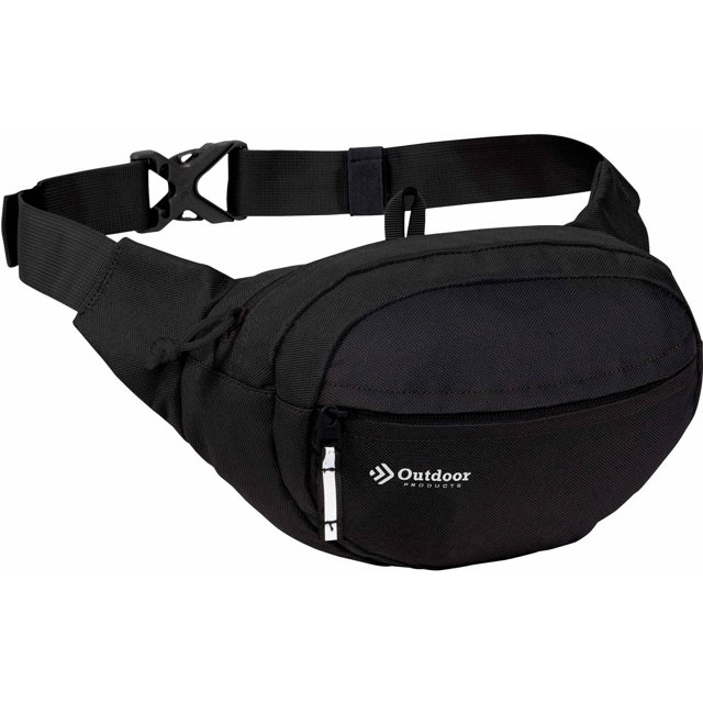 Outdoor Products 2 Ltr Necessity Fanny Pack on Waist Pack, Black ...