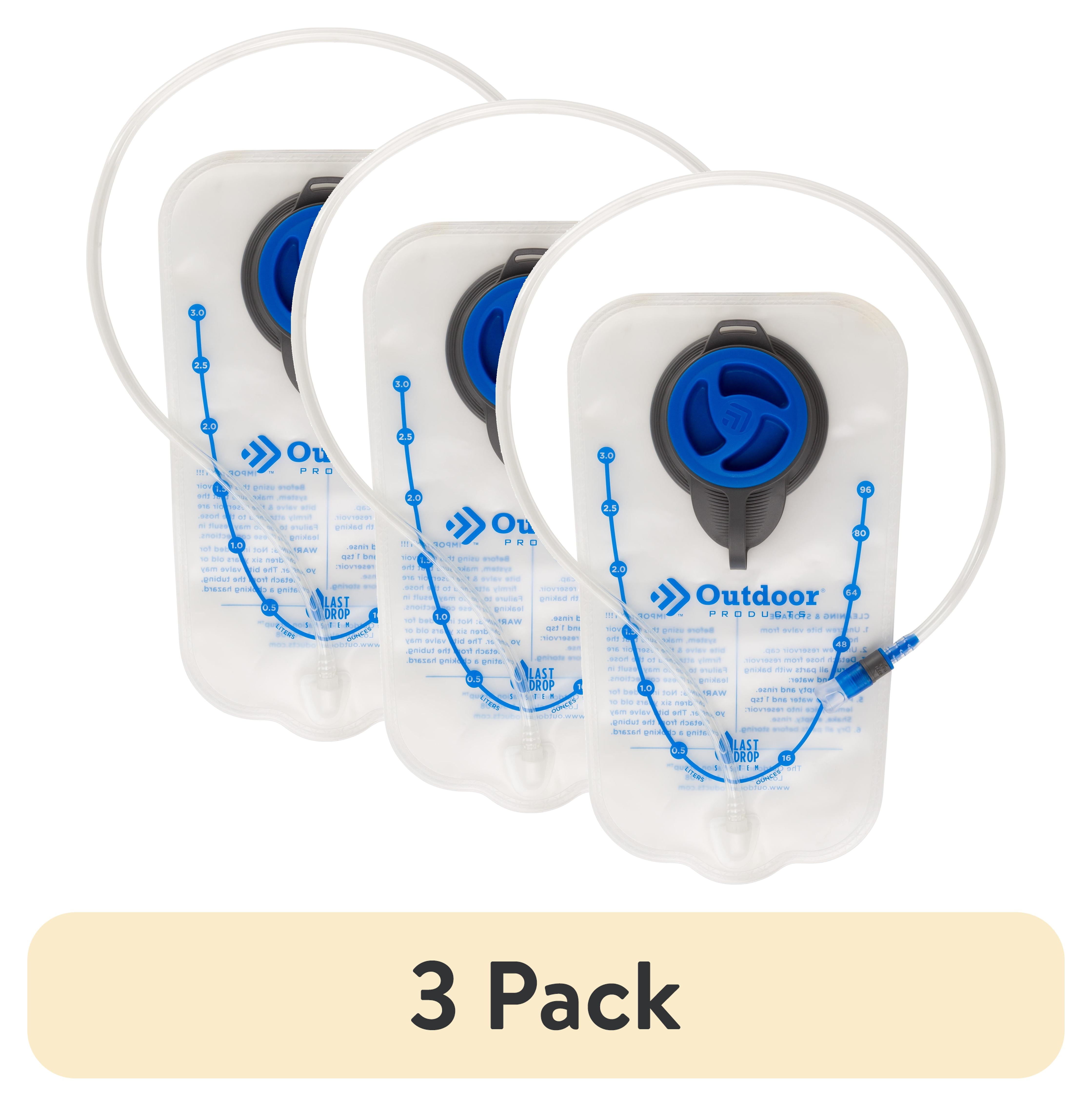 (3 pack) Outdoor Products 3 Liter Backpack Hydration Reservoir, 3 Ltr ...