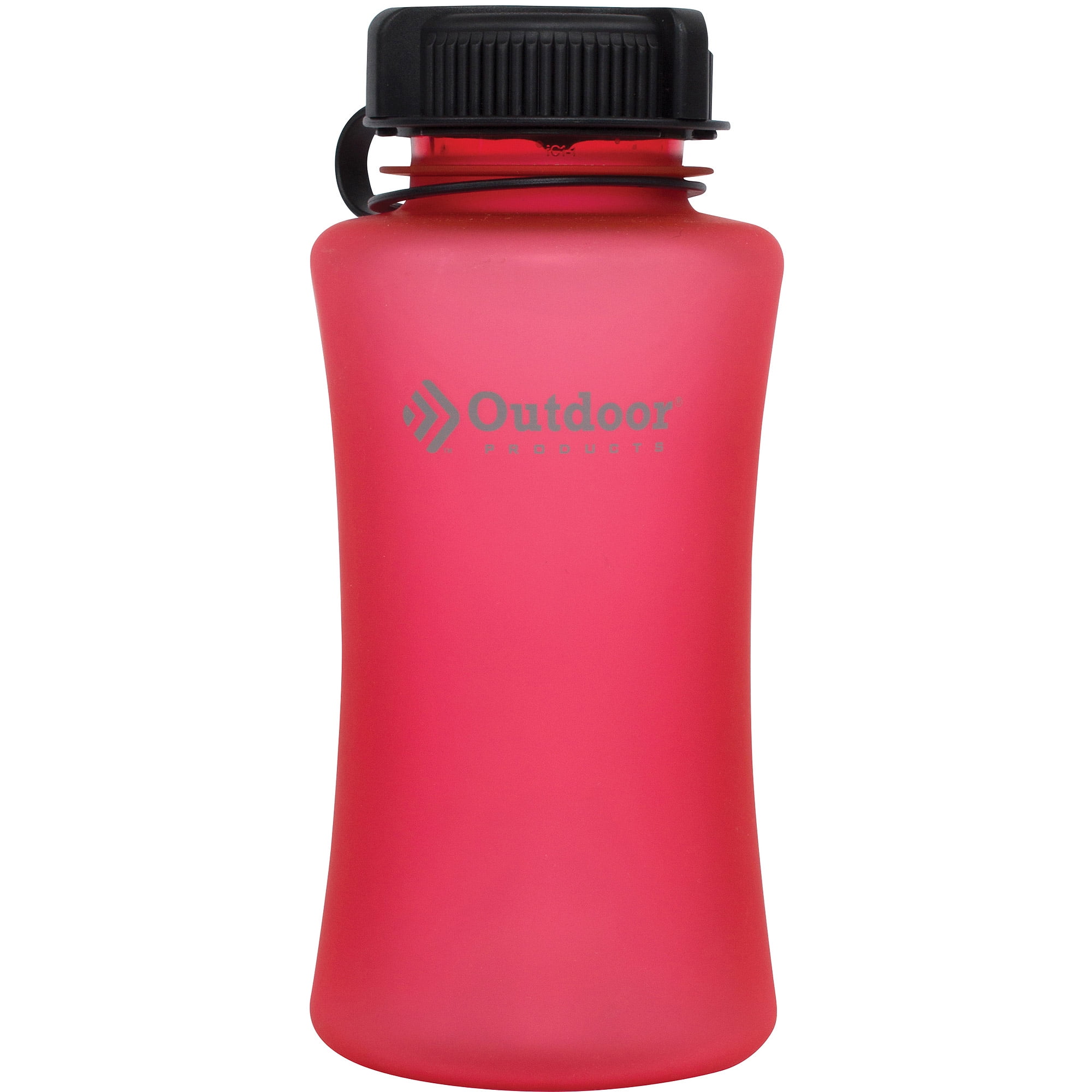 Outdoor Products 33 oz Red Black Solid Plastic Water Bottle Wide Mouth ...