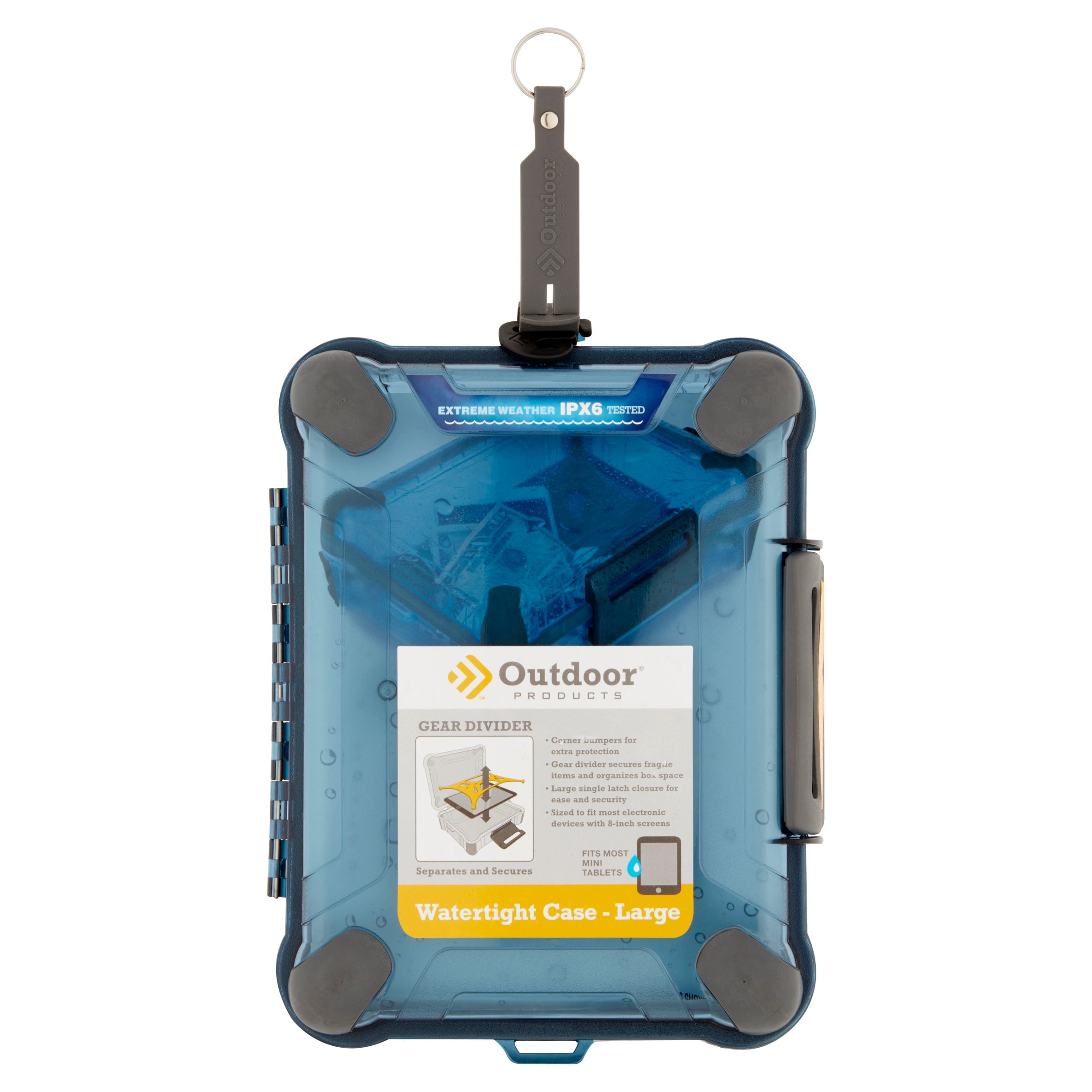 Outdoor Products Large Watertight Dry Box Blue Polycarbonate for ...