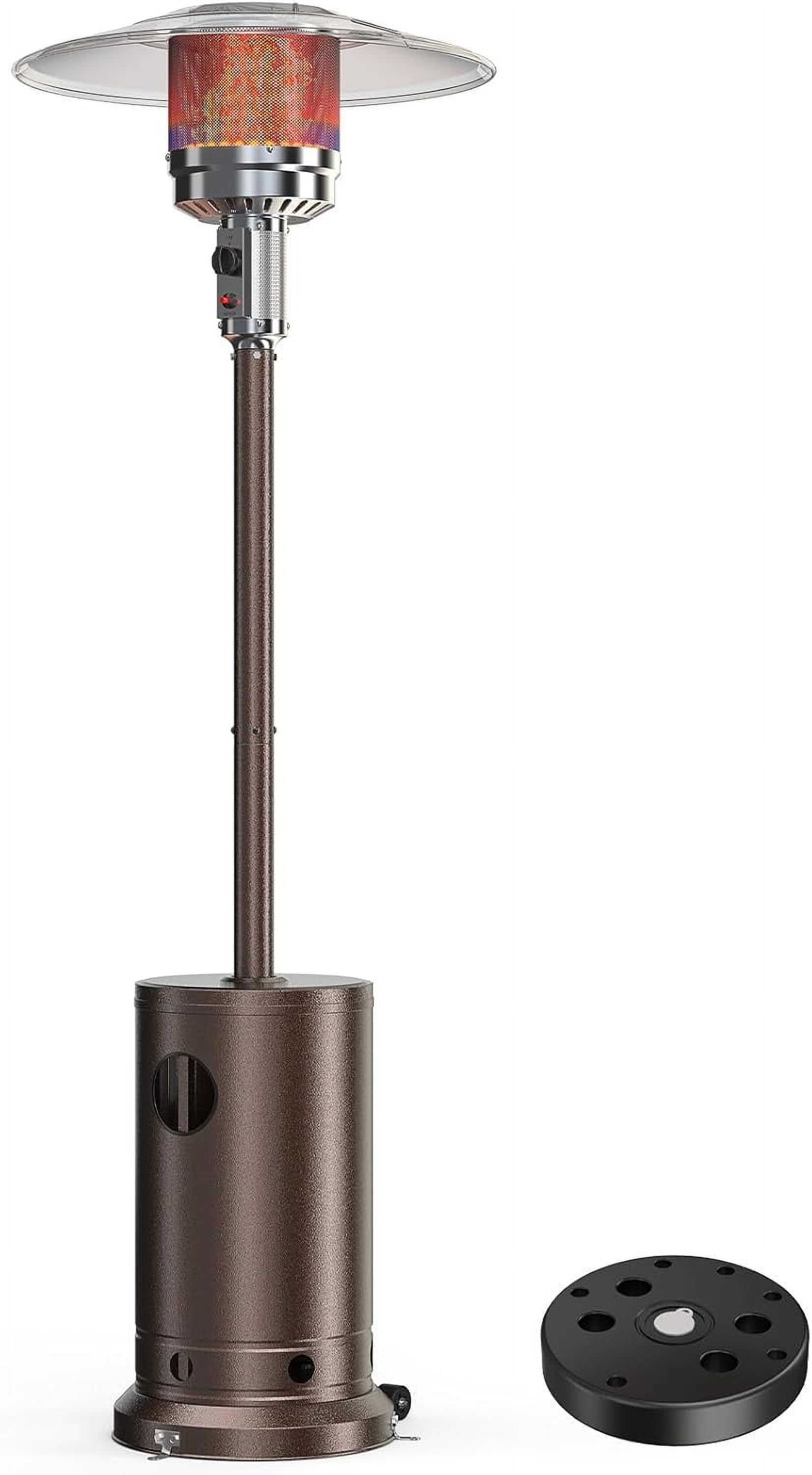 Outdoor Propane Heater, 48,000 BTU Steel Heaters with Auto-off ...