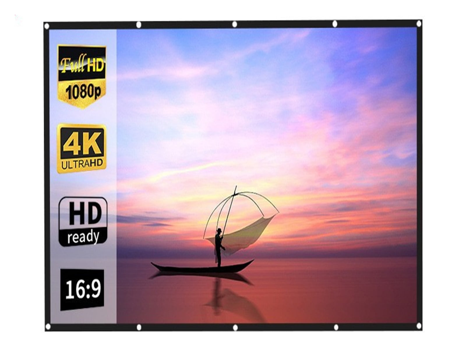 Outdoor Pull Down Projector Screen Folding Projection Screen Curtainn ...