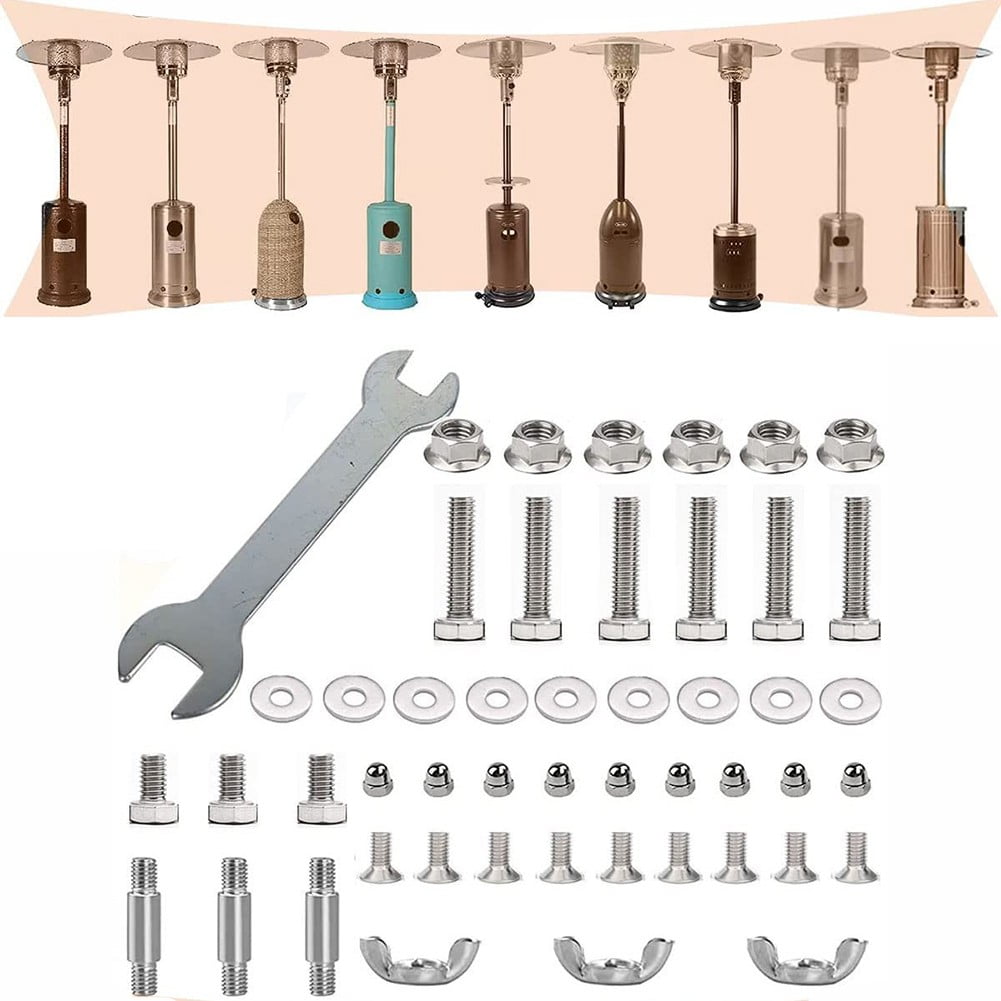 Outdoor Pyramid Propane Patio Heater Master Bolt Set Heater Screw Nut ...