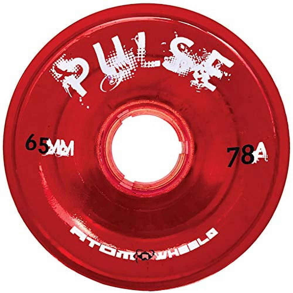 Outdoor Quad Roller Wheels 78A ATOM PULSE Red / 2 Packs - 8 Wheels - Walmart.com